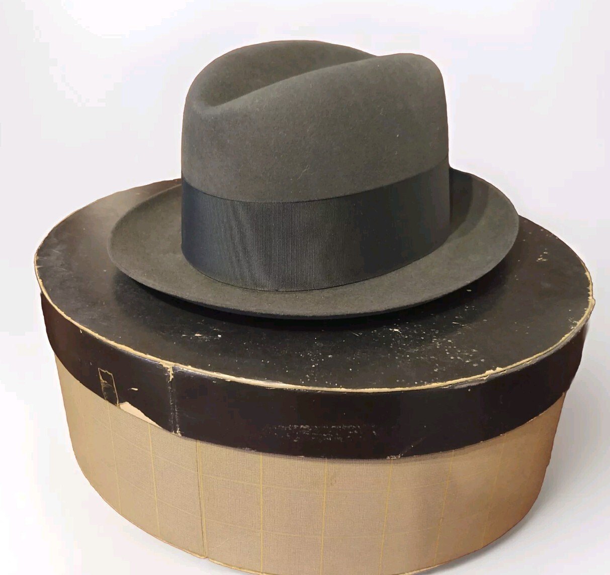 Vintage Mr. Disney Fedora Hat With Original Hat Box ,… - Gem