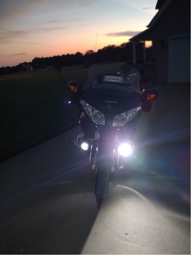 BlingLights Brand Blue Halo LED Fog Lights for 2001-2010 Honda Gold ...