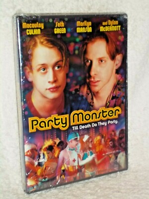 Party Monster (DVD, 2004) Marilyn Manson Seth Green MaCauley Culkin gay ...