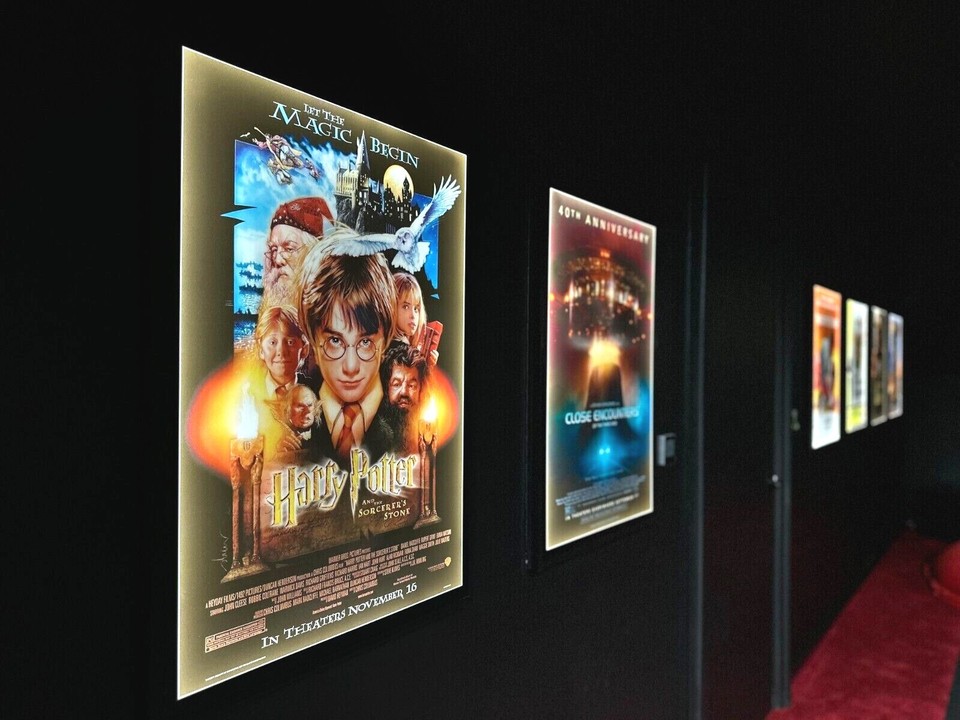 CARS Light up movie poster lightbox led sign home cinema film room ...