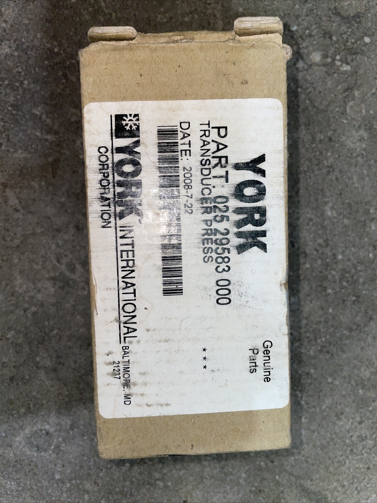 YORK DANFOSS PRESSURE TRANSDUCER 025-29583-000 200 PSIS 5 VDC. | eBay
