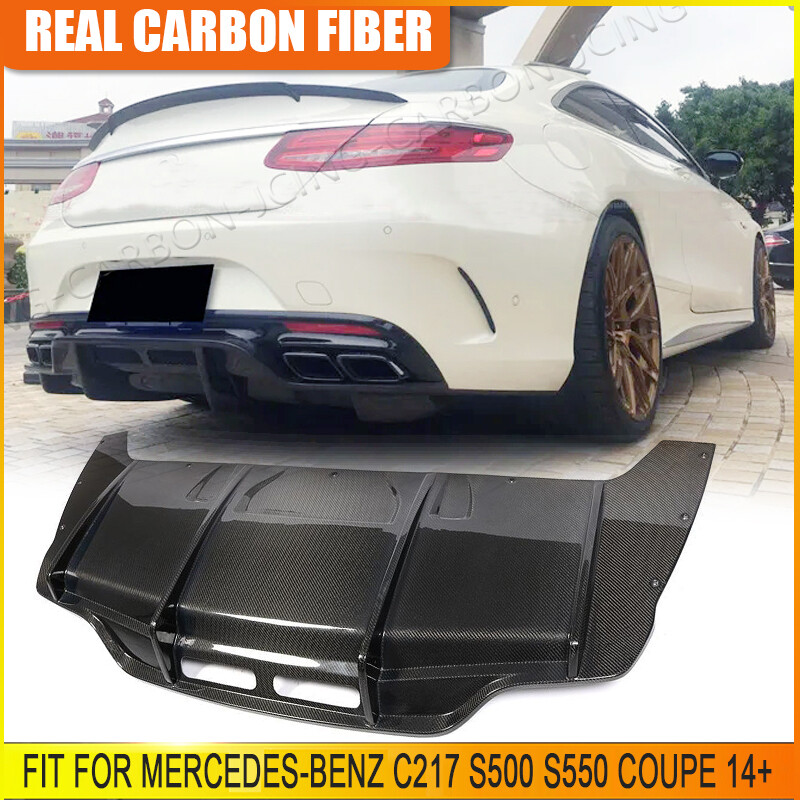 For Mercedes-Benz S CLASS S500 S550 Coupe 14-17 Rear Bumper Diffuser ...