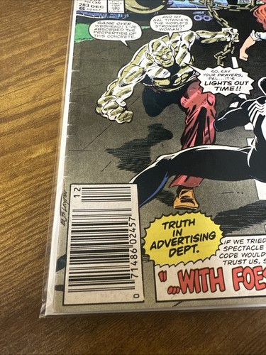 THE AMAZING SPIDER-MAN 283 NEWSSTAND 1ST CAMEO APP MONGOOSE MARVEL ...