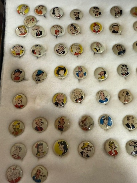 1945-47 Kellogg's Pep Pins COMPLETE 86 PIN SET w/SUPERMAN! WOW!! | eBay