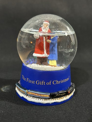 Hallmark The Polar Express Snow Globe "The First Gift of Christmas" | eBay