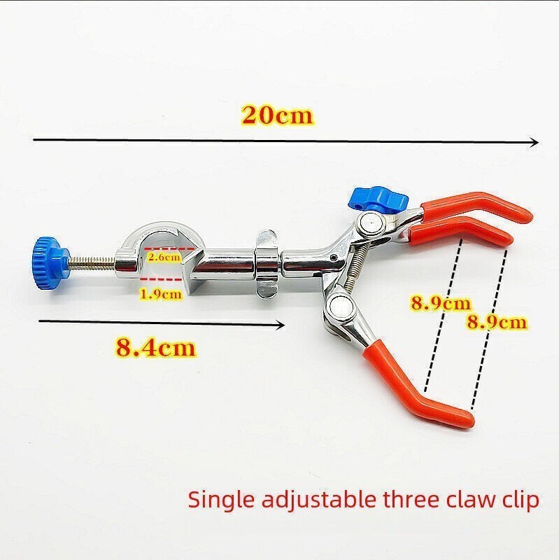 Secure Three Finger Clamp - Lab Support Stand Accessory Holder | eBay