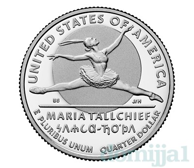 🎀 2023-PDSSS American Women Quarter Maria Tallchief - BUs, Proof ...