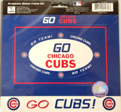 MLB Chicago Cubs- Scrapbook Sticker Framing Set, New | eBay