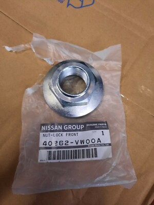FRONT WHEEL HUB BEARING DRIVESHAFT LOCKING NUT FOR NISSAN ELGRAND E51 ...