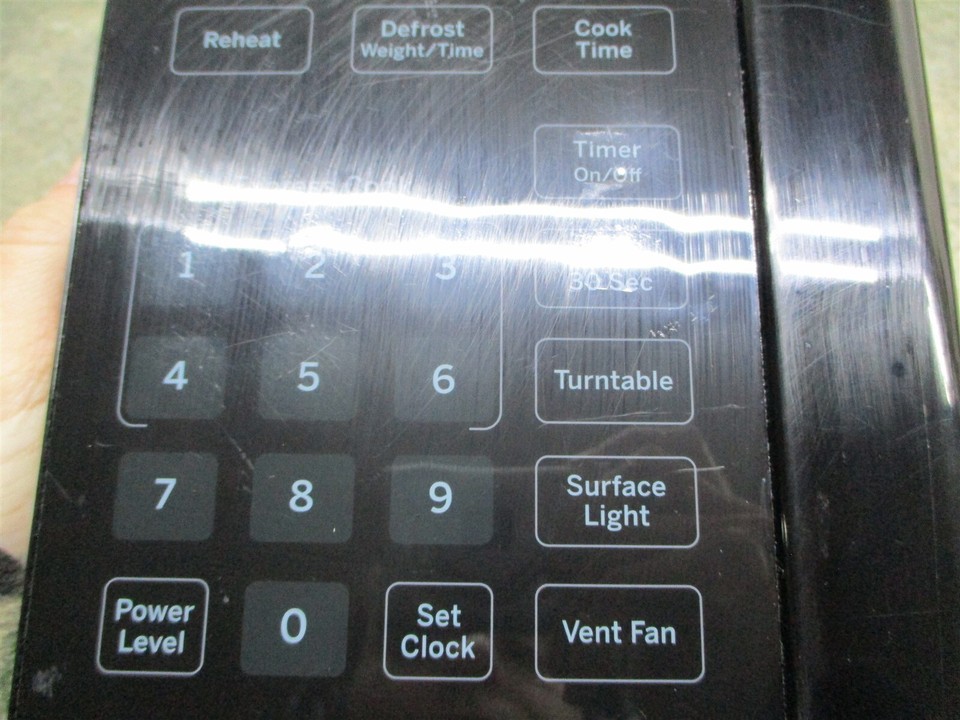 GE MICROWAVE CONTROL PANEL NO BOARD/SCRATCHES PART # WB56X29813 | eBay