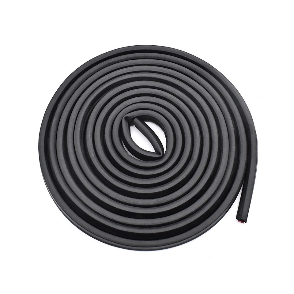 16.4FT 3 layers L Shape Rubber Car Door Seal Strip Weather Strip For ...