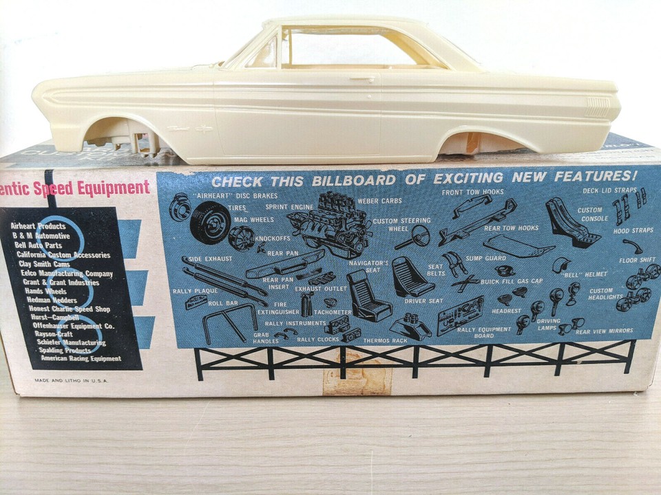 *ULTRA RARE! ORIGINAL AMT 1964 FORD FALCON "SPRINT" HARDTOP Model Kit ...
