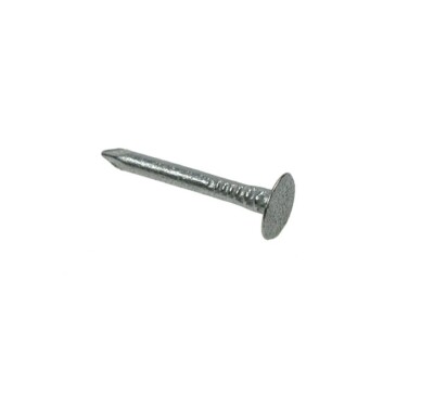 Extra Large Head Galvanised Clout Nails - 15mm x 3mm Roofing Felt Shed ...