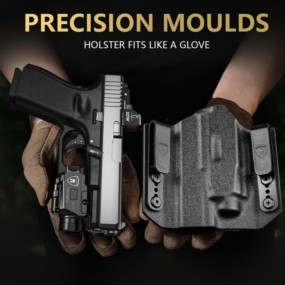 Universal Light Laser Combo wi/Glock 17/19 OWB Holster,Green Beam ...