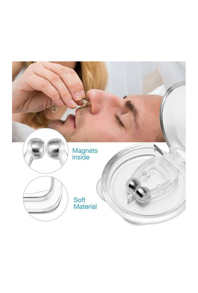 New 4 Pack Anti Snore Magnetic Nose Clip Device Reduce Snoring Solution ...