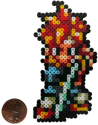 Crono Chrono Trigger Square Enix Mini Bead Sprite Perler Artkal Pixel ...