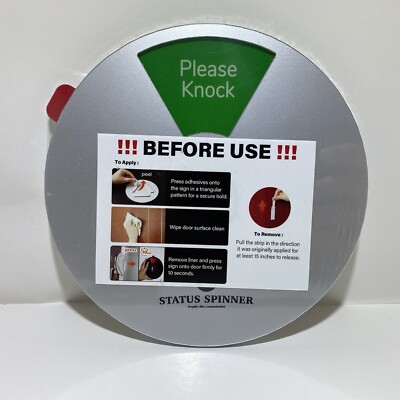 STATUS SPINNER Out of Office Wheel Sign for Door, Office Status Sign ...