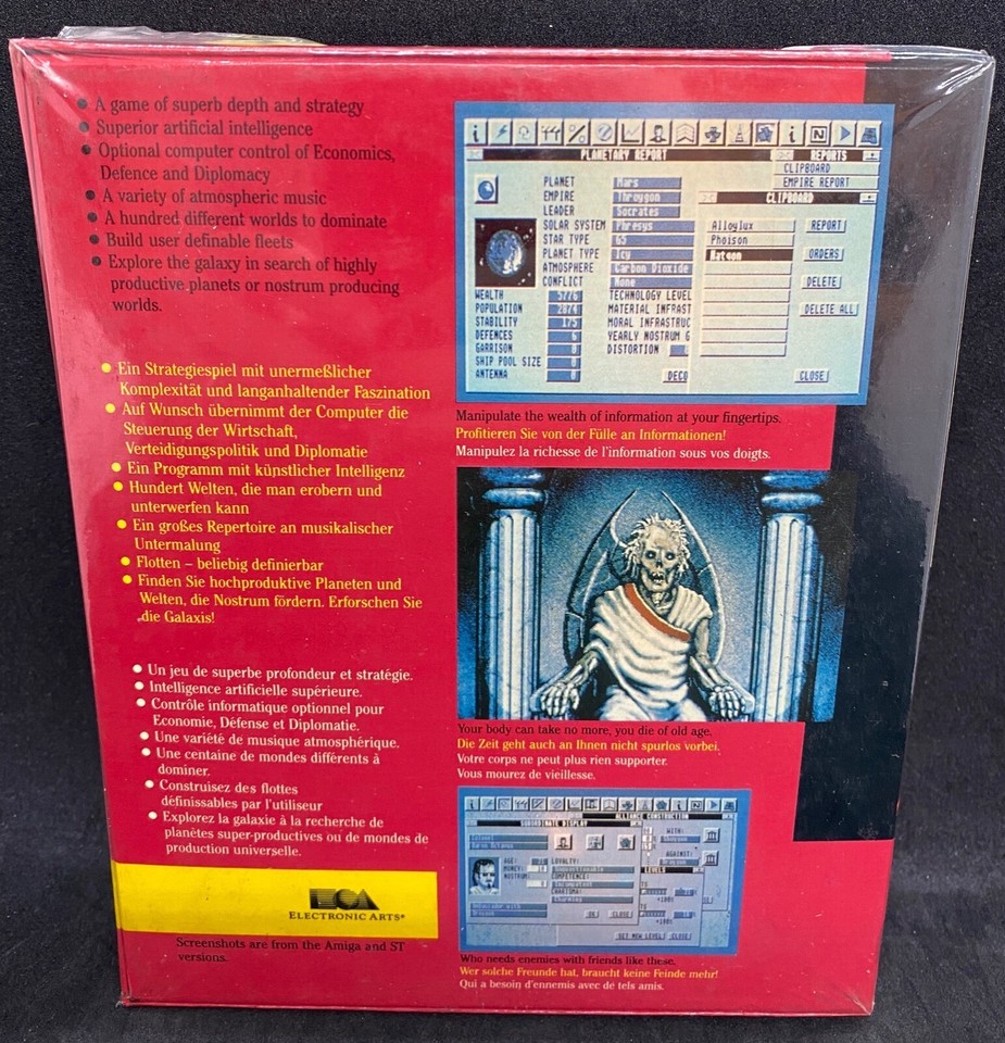 Imperium New Sealed Vga/Ukg Ibm Dos Pc 1990 Amiga Floppy Disk 3.5 Ms ...