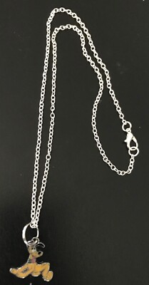 Pluto Cartoon Dog Enamel Metal Pendant Chain Necklace | eBay