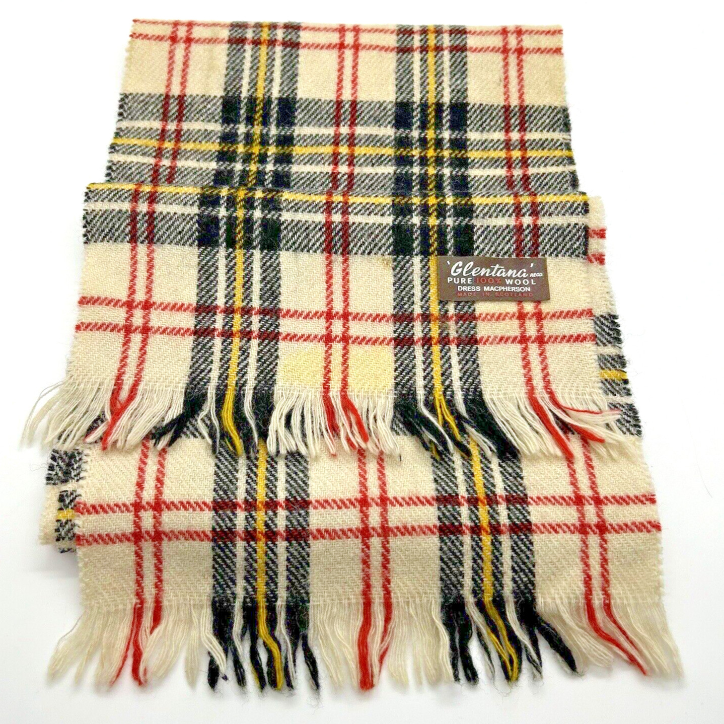 Glentana Dress Macpherson Tartan Plaid 100% Wool Sco… - Gem