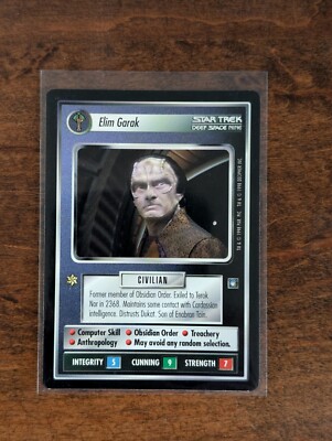 Star Trek CCG - Elim Garak - Deep Space 9 / DS9 | eBay