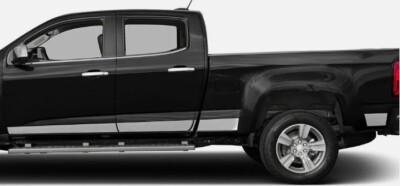 Stainless Steel Rocker Panel Fits 2015-2022 Chevy Colorado Crew Cab ...