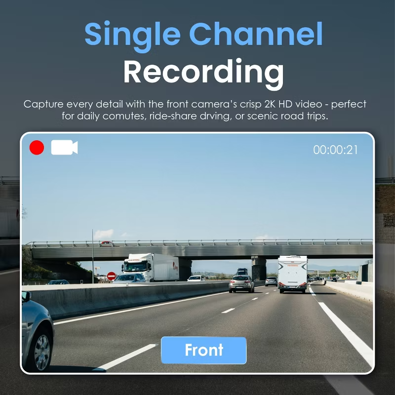 Rexing V1 Lite 2K Wi-Fi Dash Cam with USB-C Connection and 32GB microSD ...