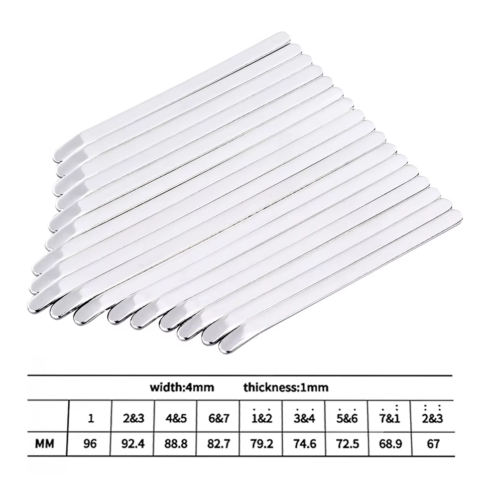 LINGTING 17 Keys Thumb Piano Keys Replacement Kit Manganese Steel with ...