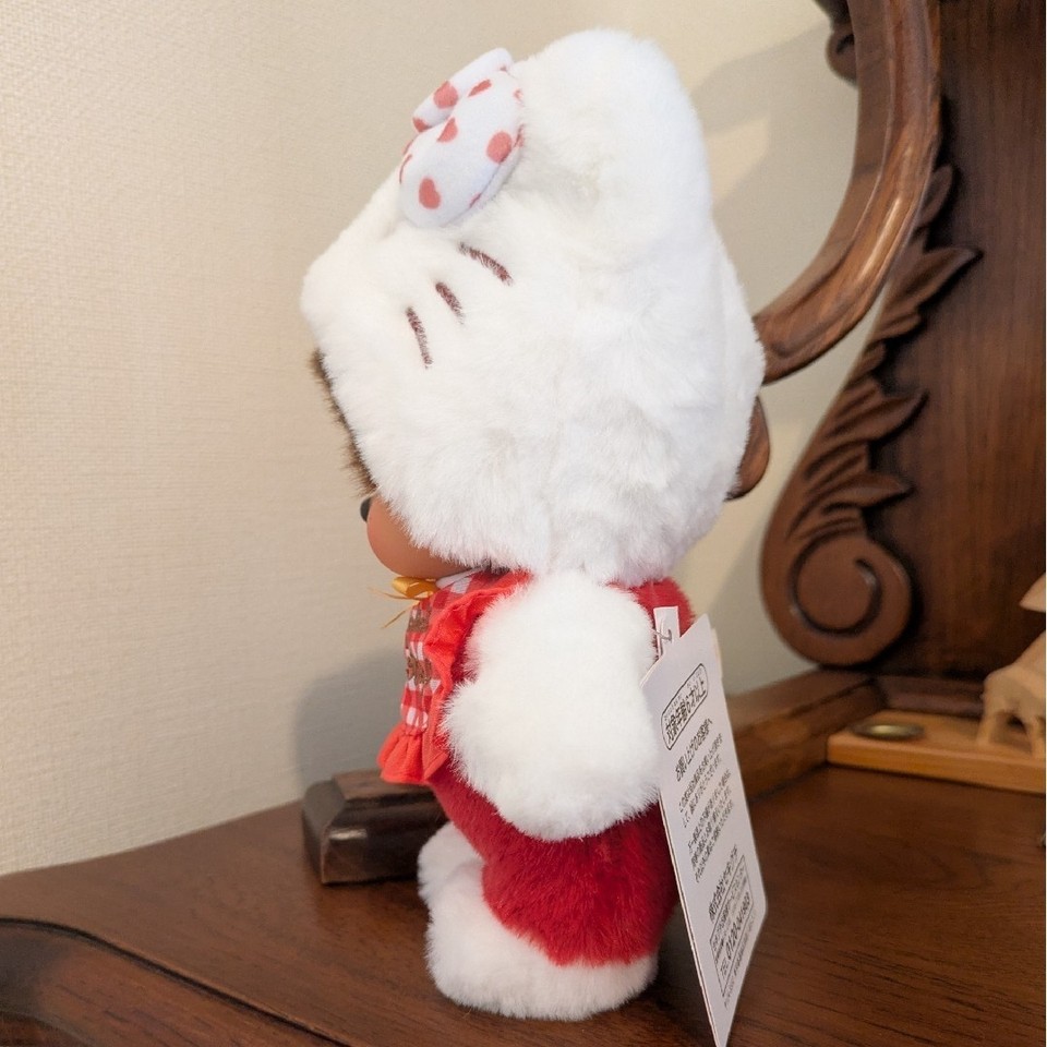 Hello Kitty Monchichi Collaboration Stage 2 Plush Toy S Size | eBay