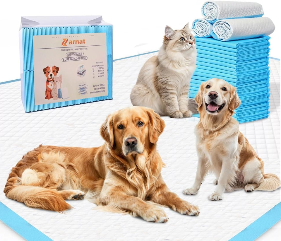 50Pcs Disposable Dog Pee Pads - 45*60Cm Super Absorbent Training Pads ...
