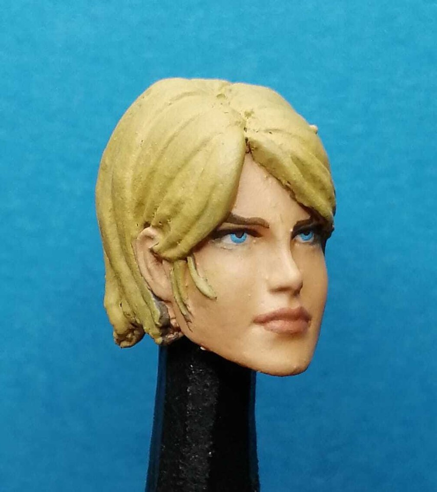 194 KAREN POWER GIRL young female beauty resin headcast for action ...