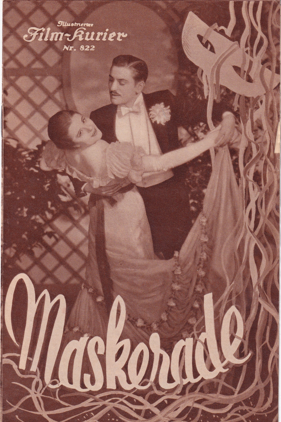 Film - Kurier Nr822 Maskerade Paula Wessely , Olga Tschechowa (FK163 ...