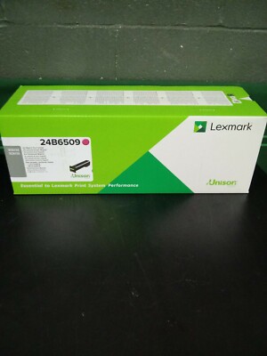 NEW Genuine Lexmark MAGENTA Toner P/N 24B6509 XC6152 XC6153 XC8155 ...