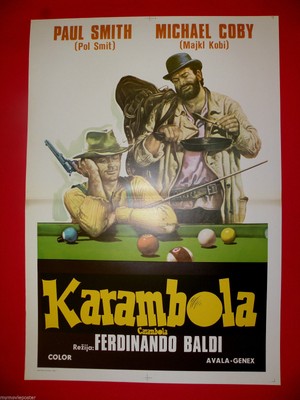 CARAMBOLA 1974 PAUL SMITH MICHAEL COBY RARE EXYU MOVIE POSTER | eBay