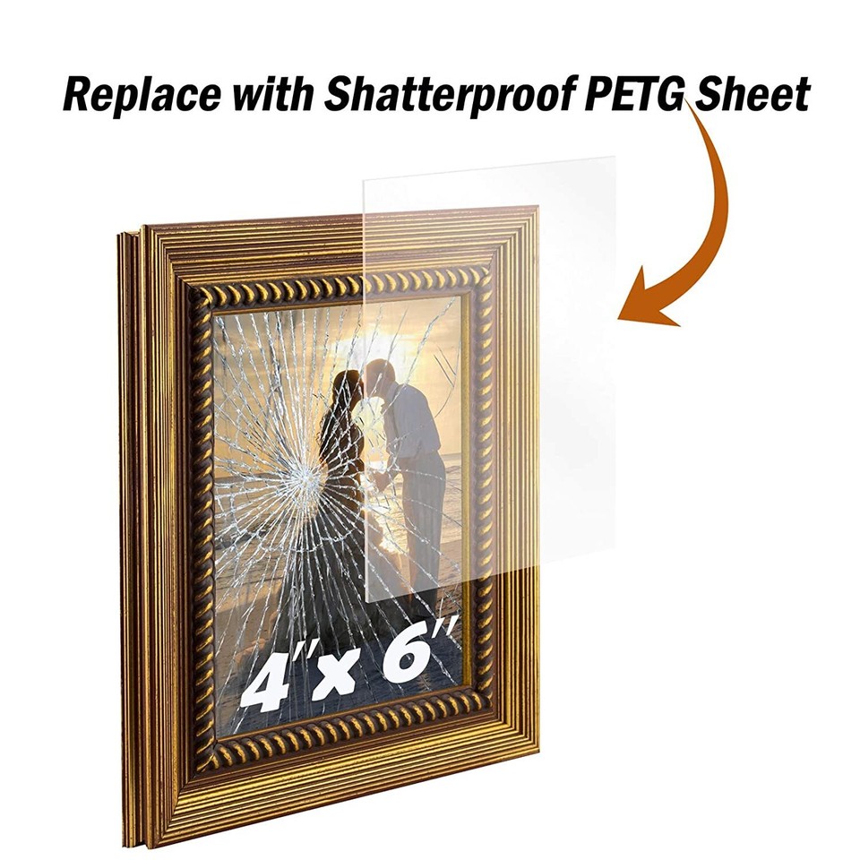 Clear Transparent PETG Vivak Moldable Plastic Film Flexible Frame Sheet ...