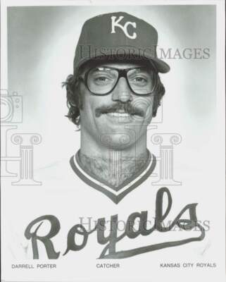 Press Photo Darrell Porter, Catcher, Kansas City Royals Baseball Team ...