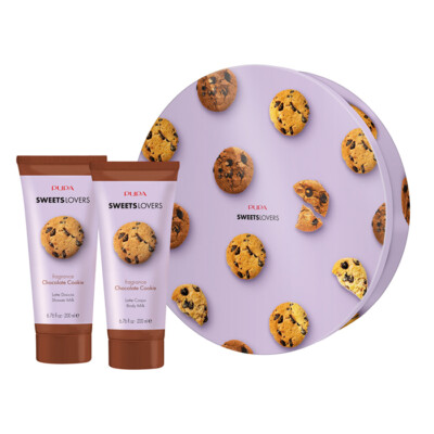 PUPA Sweet Lovers Chocolate Cookie Set (Body Milk & Shower Gel) 200ml ...