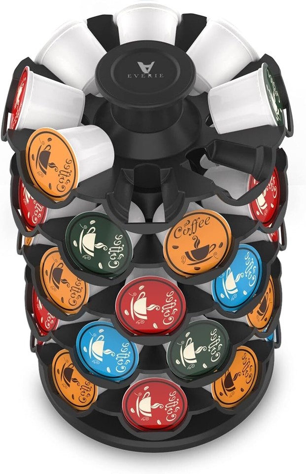 Coffee Pod Storage Carousel Holder Organizer Compatible 40 Keurig K-Cup ...