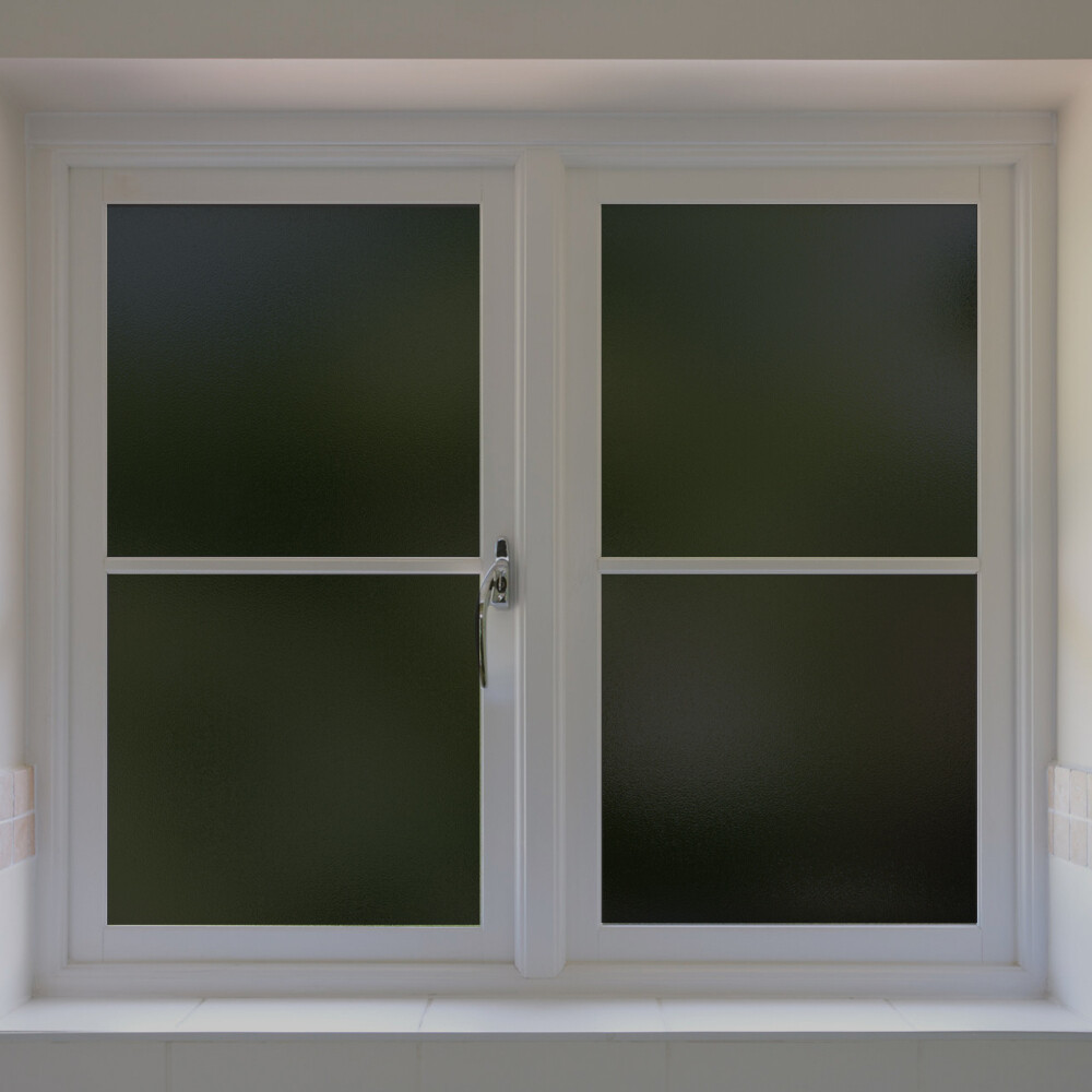 Light-shielding Window Film Adhesive Privacy Obscuring Plastic One Way ...