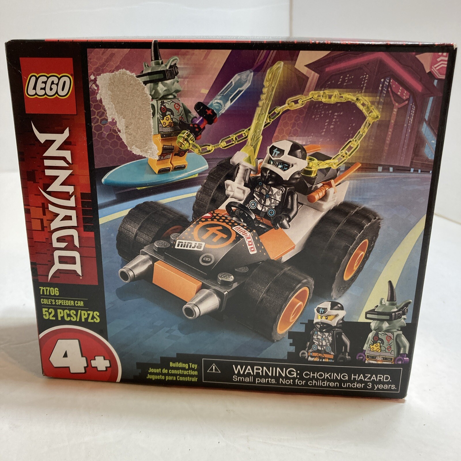 Lego Ninjago 71706 Cole’s Speeder Car Building Set New Sealed | eBay