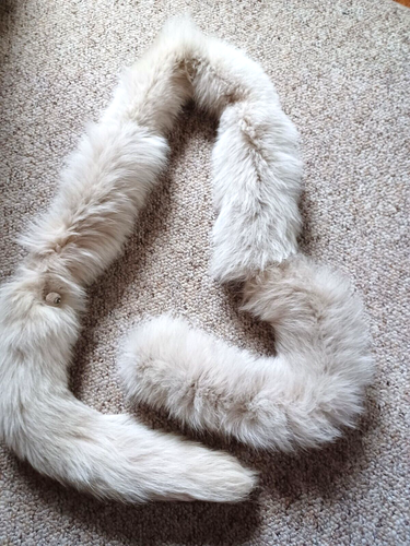 Authentic Arctic/Norwegian Fox fur boa wrap scarf shawl neck warmer 3 ...