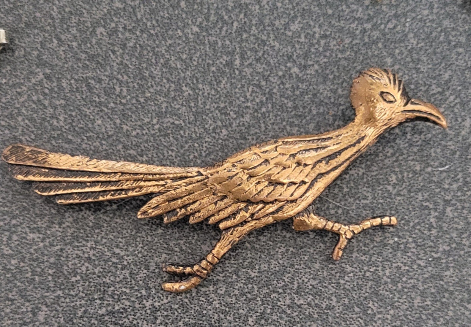 Vintage Jewelry Lot, Brooch's, Copper Donkey, SW Roadrunner, Ragdoll ...