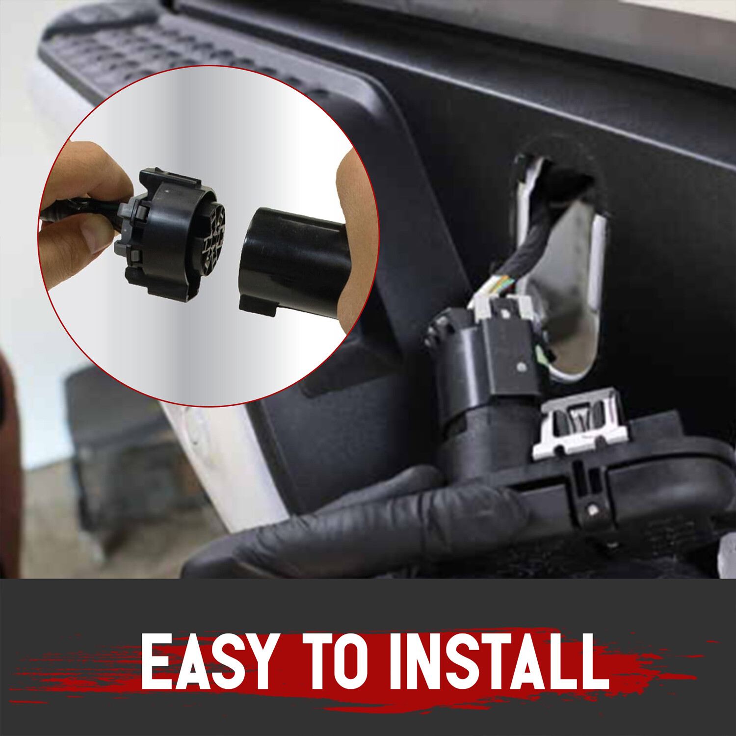 Tow Hitch Wiring Harness Connector 82824-0C150 For Toyota Tacoma 2016 ...