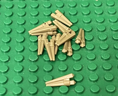 Lego 10 Pieces Dark Tan Chopsticks / City Mini Figures Utensil Play ...