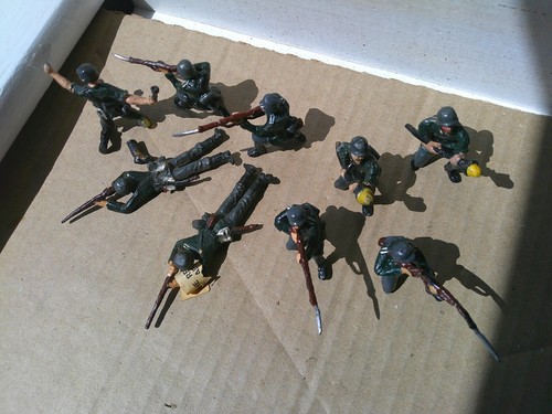 Authenticast, ww2 German Infantry Wehrmacht, lot of 9, 54mm lead, HB | eBay