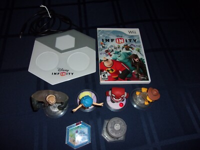 Disney Infinity 3.0 PORTAL GAME NINTENDO WII LOT 6 crystal MISC FIGURES ...