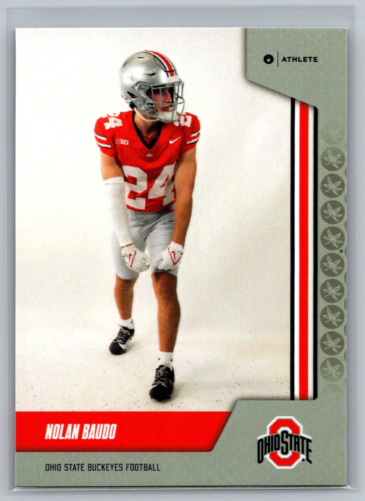 Nolan Baudo 2023 ONIT Ohio State Buckeyes #79 Football Card RC Rookie ...