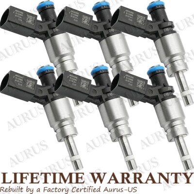 x6 OEM HITACHI Fuel Injectors for Audi 2005-2012 A4 A5 A6 Quattro Q5 S4 ...