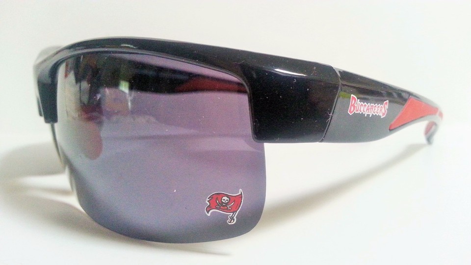 NFL Football Polarized Sport Wrap Team Sunglasses with Storage Pouch ...