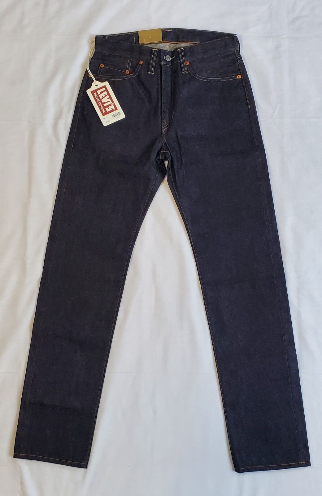 NWT Levis LVC 501ZXX Big E 1954 Selvedge Denim Straight Fit Men Jeans ...